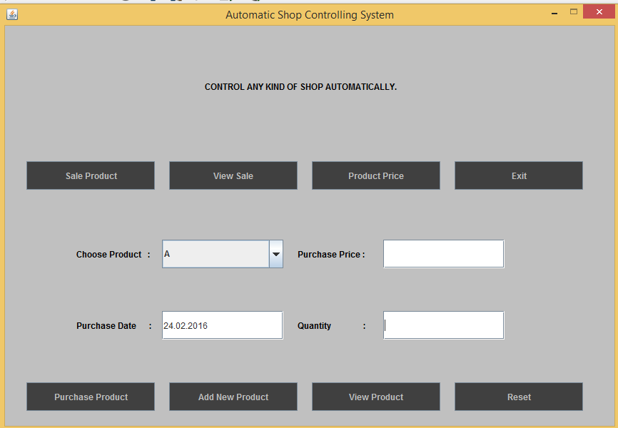 Project on an Automatic Shop Controlling System | SourceCodester